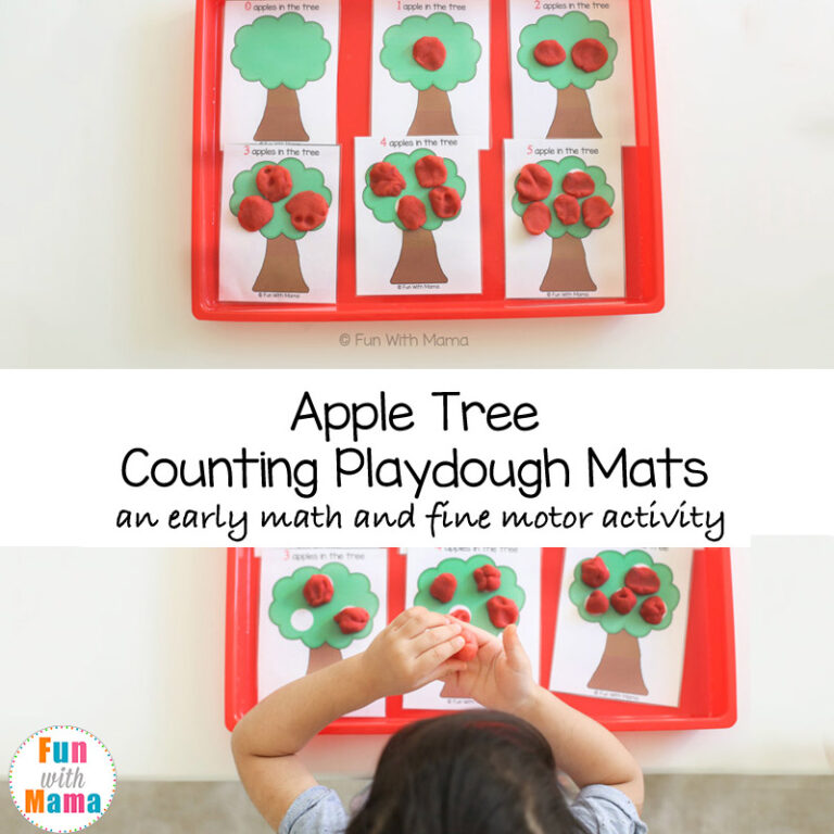 Apple Tree Cut and Paste Activity - Fun with Mama