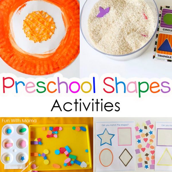 Colors and Shapes Activities For Preschoolers - Fun with Mama