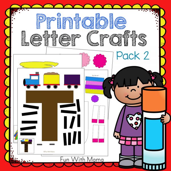 Printable Alphabet Letter Crafts - Fun with Mama