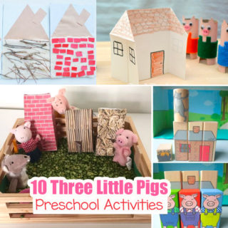 10 Three Little Pigs Preschool Activities - Fun with Mama