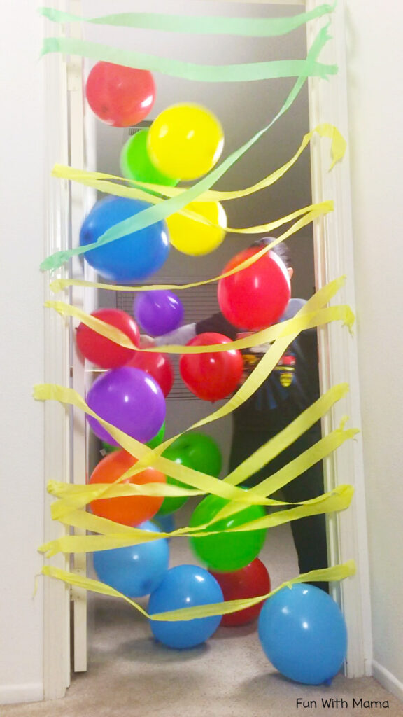 How to Make A Kids Birthday Balloon Avalanche - Fun with Mama