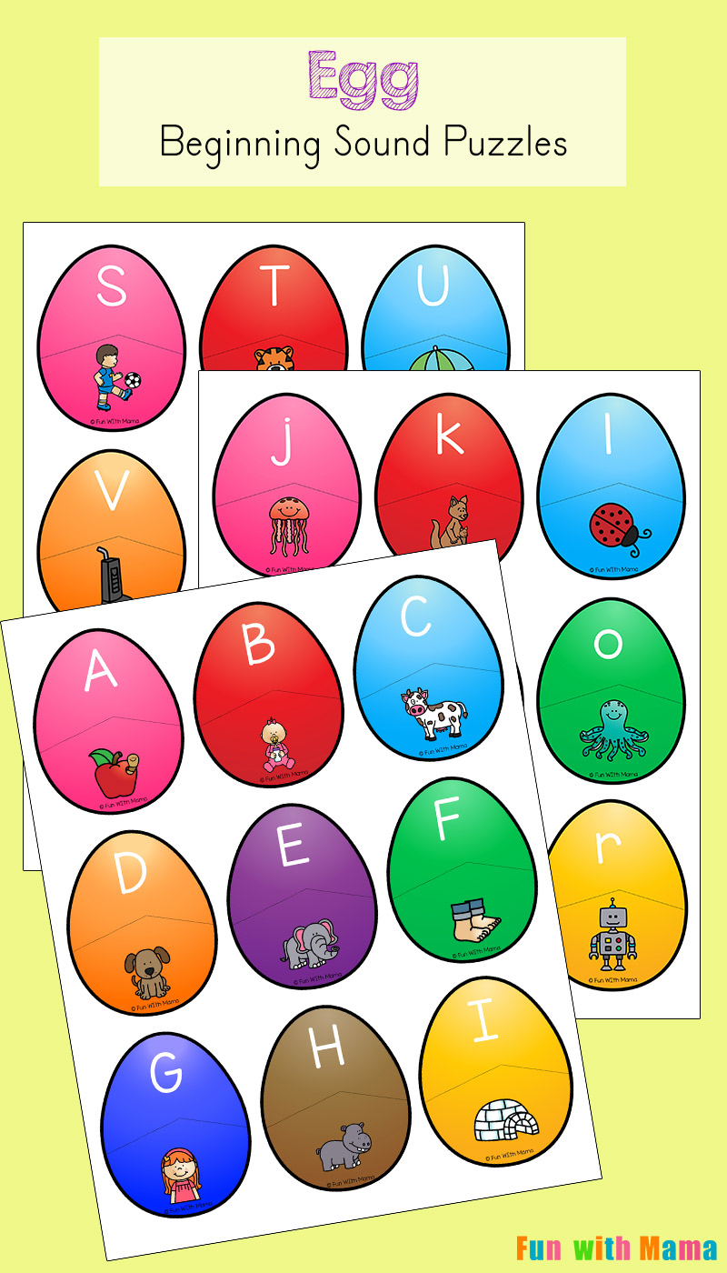 Alphabet Beginning Letter Sound Match Eggs Fun With Mama Alphabet Beginning Letter Sound Match Eggs Fun With Mama