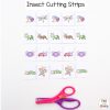 Insect Printable Cutting Strips For Preschoolers - Fun with Mama