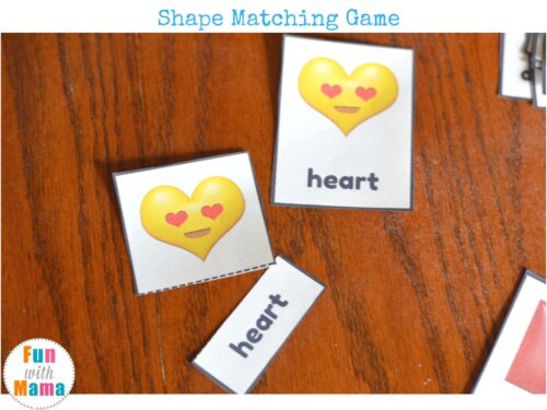 Emotions + Shapes Free Printable Preschool Pack - Fun with Mama
