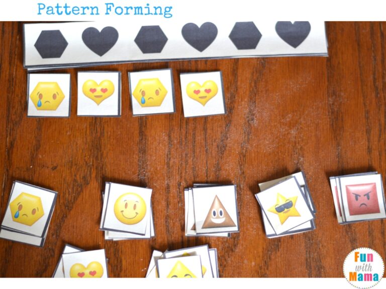 Emotions + Shapes Free Printable Preschool Pack - Fun with Mama