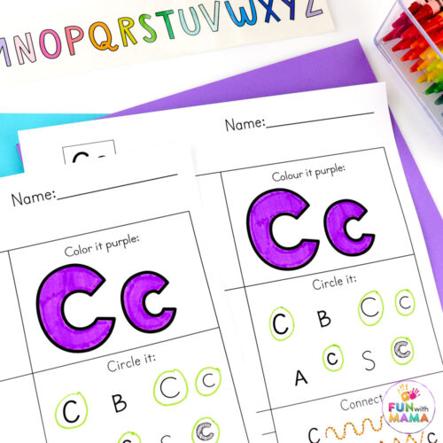 Printable Alphabet Worksheets To Turn Into A Workbook - Fun with Mama