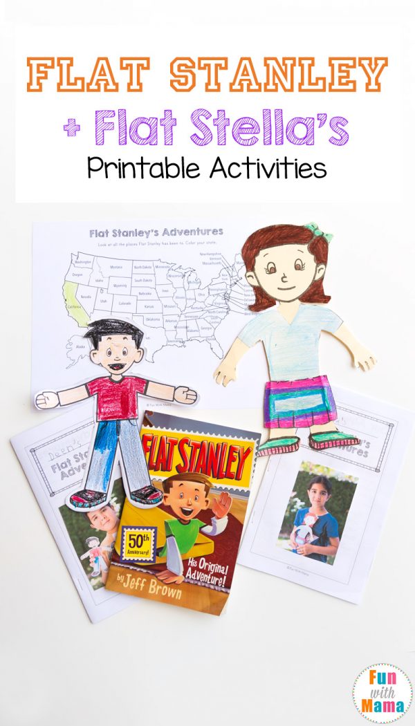 Flat Stella + Flat Stanley Printable Activities - Fun with Mama