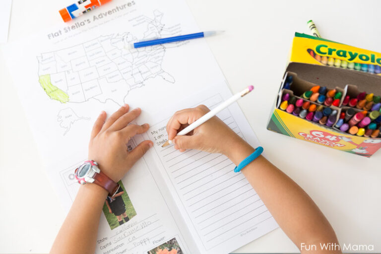 Flat Stella + Flat Stanley Printable Activities - Fun with Mama