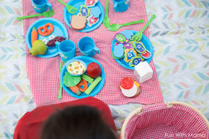 Picnic Pretend Play for Preschoolers - Fun with Mama