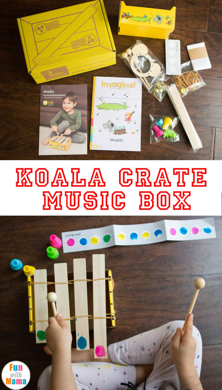 Koala Crate March 2017 Review + Promo Music - Fun with Mama