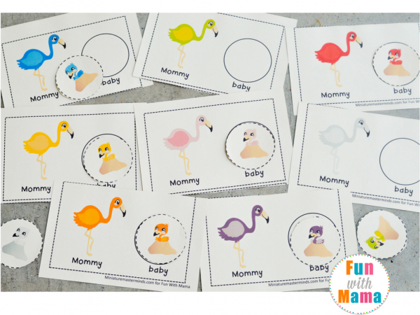 Flamingos Preschool Pack - Fun with Mama