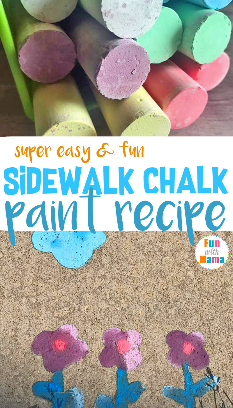 How To Make Sidewalk Chalk Paint + Recipe How To Make Sidewalk Chalk Paint + Recipe