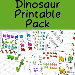 Printable Letter D Crafts D is for Dinosaur - Fun with Mama
