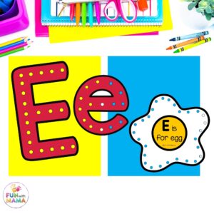 33+ Letter E Activities for Preschool - Fun with Mama