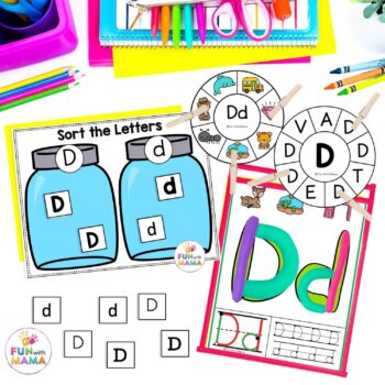 33+ Letter D Worksheets + Activities - Fun with Mama