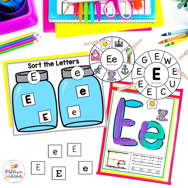 33+ Letter E Activities for Preschool - Fun with Mama