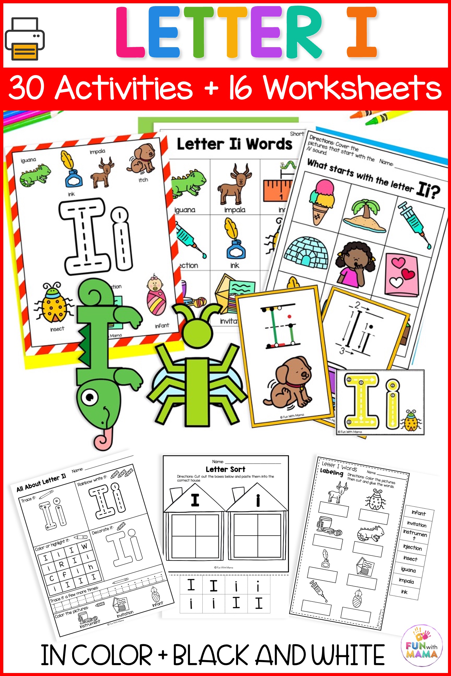 30+ Letter I Activities - Fun with Mama