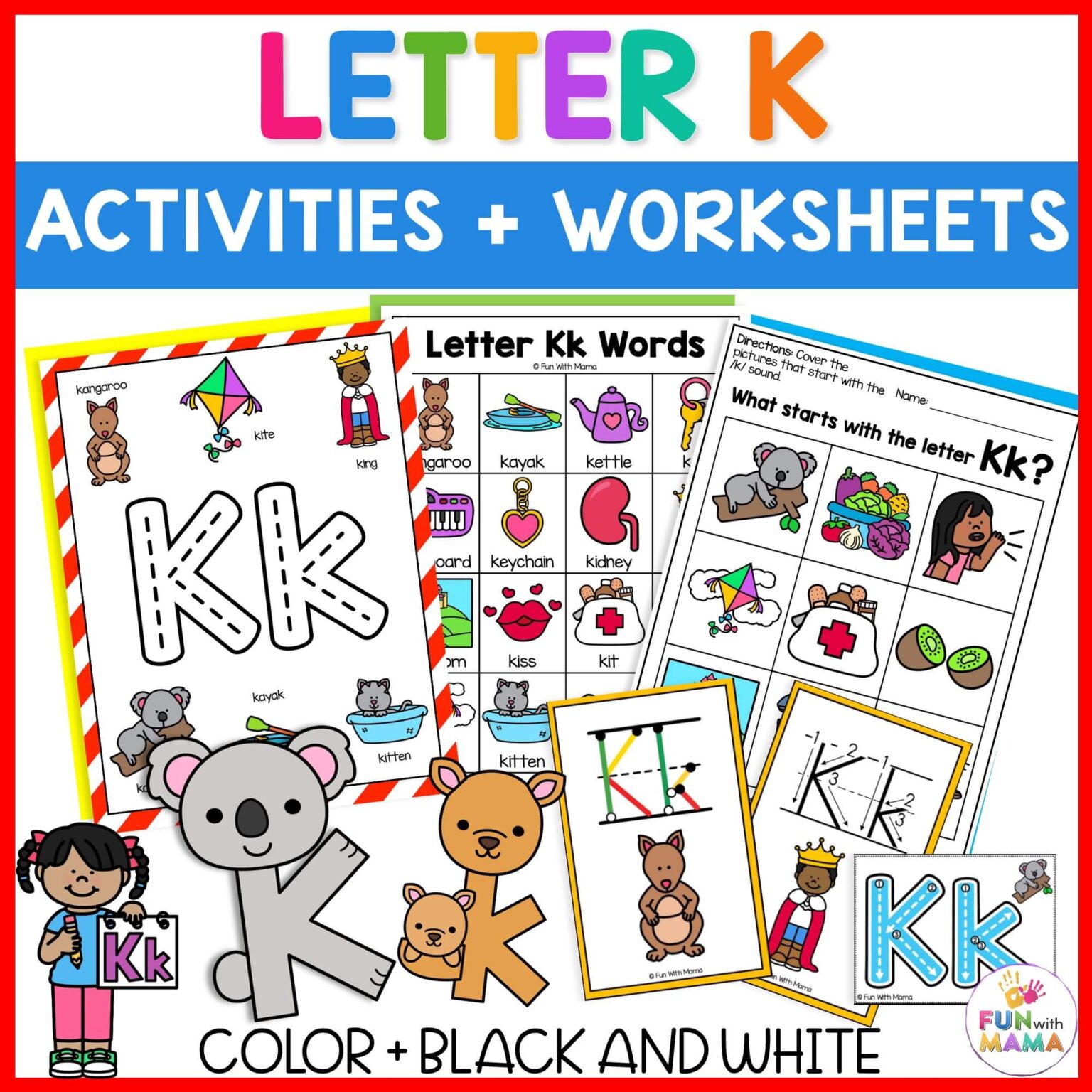 33+ Letter K Activities (Includes Free Pack) - Fun with Mama