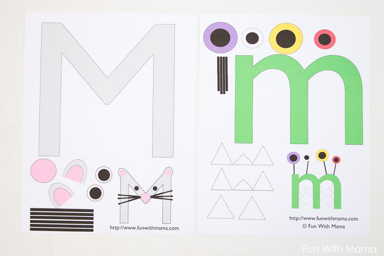 Letter M Craft Printable Printable World Holiday