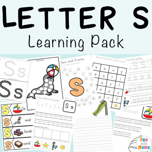 Letter S Worksheets, Printables and Crafts - Fun with Mama
