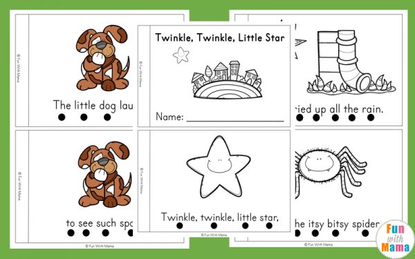 Nursery Rhyme Easy Reader Books - Fun with Mama