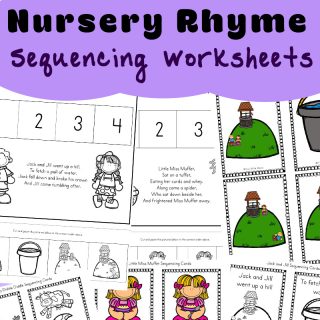 Nursery Rhymes Sequencing Worksheet Activities - Fun with Mama