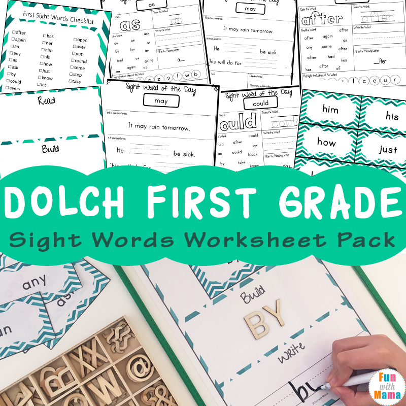 Dolch First Grade Sight Words Worksheets Fun With Mama Dolch First Grade Sight Words Worksheets Fun With Mama