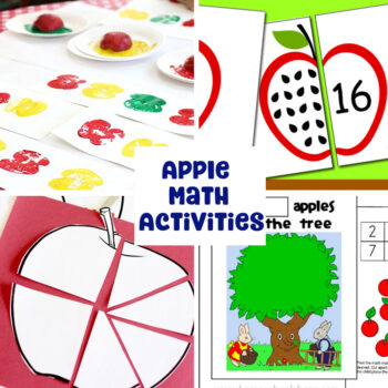 50+ Fun Apple Activities For Preschoolers + Kindergarten