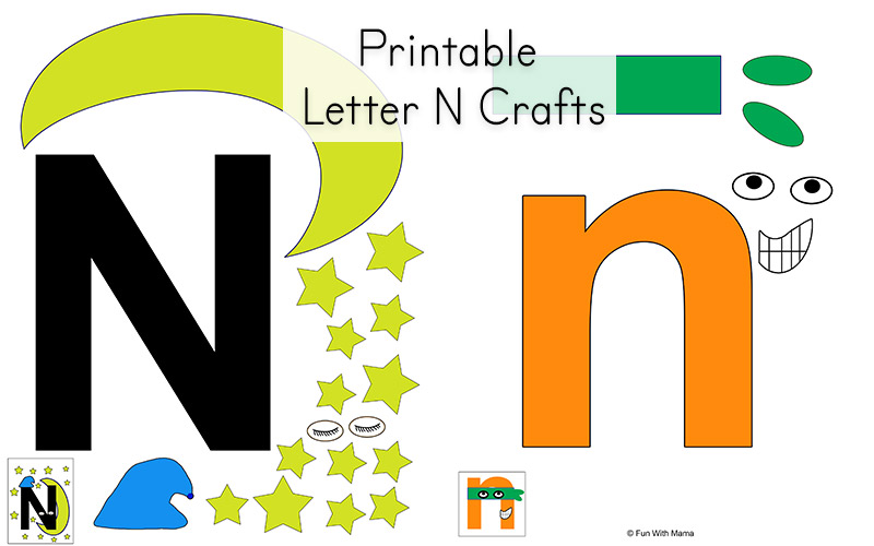 Letter N Handprint Craft Letter N Handprint Craft