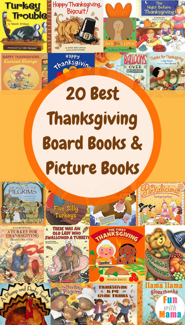 20 Best Thanksgiving Board Books & Picture Books! - Fun with Mama