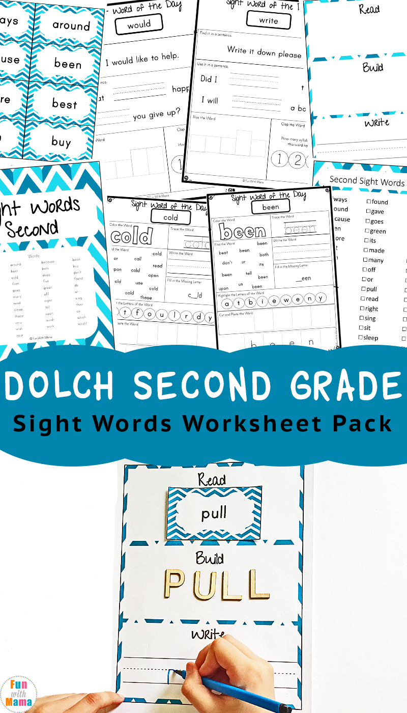 Dolch Second Grade Sight Words Fun With Mama Dolch Second Grade Sight Words Fun With Mama