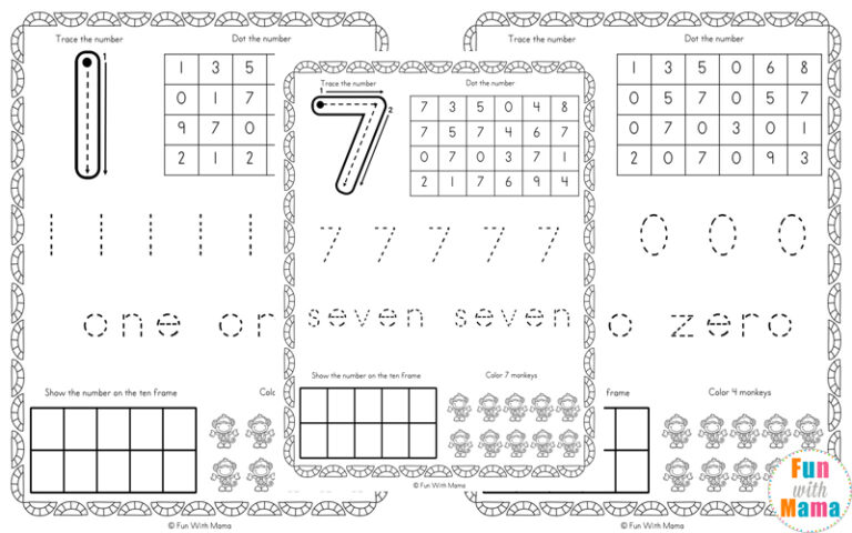 Help Kids Learn Numbers With These Fun Printables - Fun with Mama