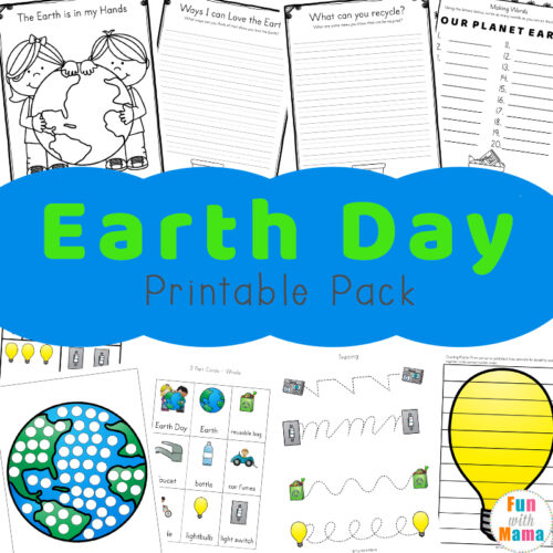 Earth Day Activities For Kids Including Printables And Worksheets - Fun ...