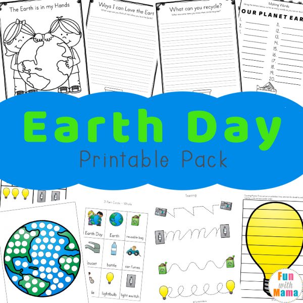 Earth Day Activities For Kids Including Printables And Worksheets - Fun ...