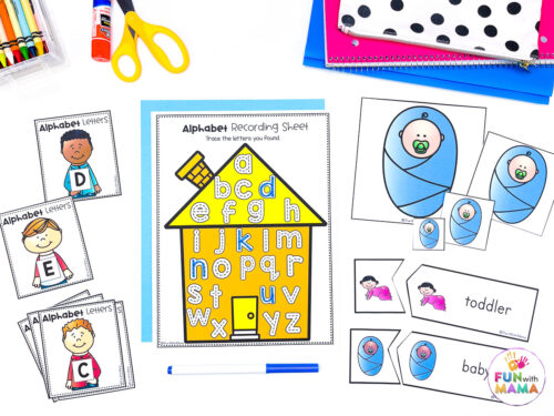 Family Theme Preschool Activities + Worksheets For Kindergarten - Fun ...