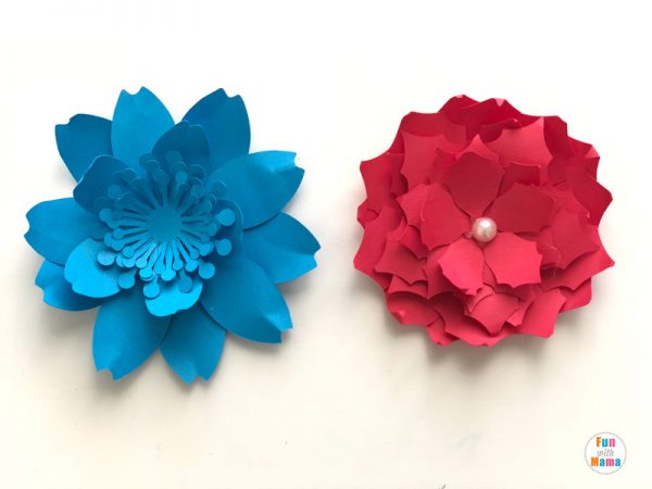 Silhouette Cameo 3 - Paper Flower Craft For Kids - Fun with Mama