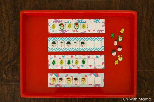 Winter Pattern Cards - Fun with Mama