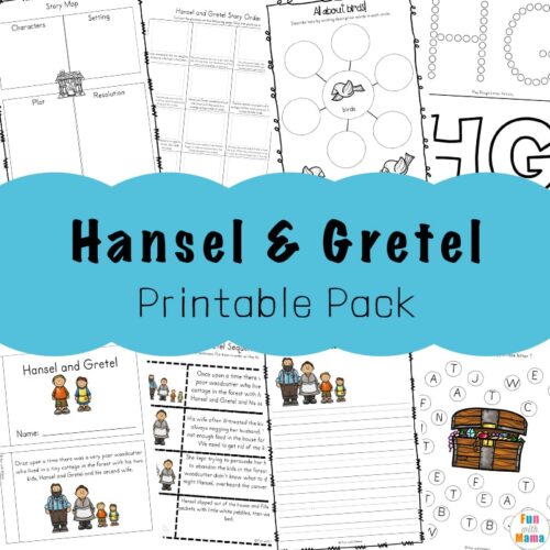 Hansel and Gretel Short Story Activities - Fun with Mama