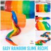 Super Easy Rainbow Slime Recipe - Fun with Mama