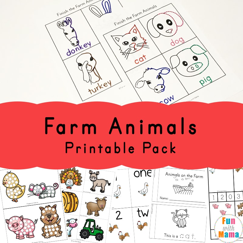 Farm Animal Activities For Preschoolers Fun With Mama Farm Animal Activities For Preschoolers Fun With Mama
