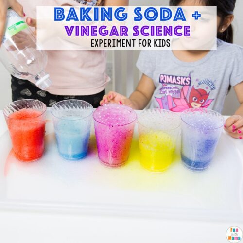 Baking Soda And Vinegar Reaction - Fun with Mama