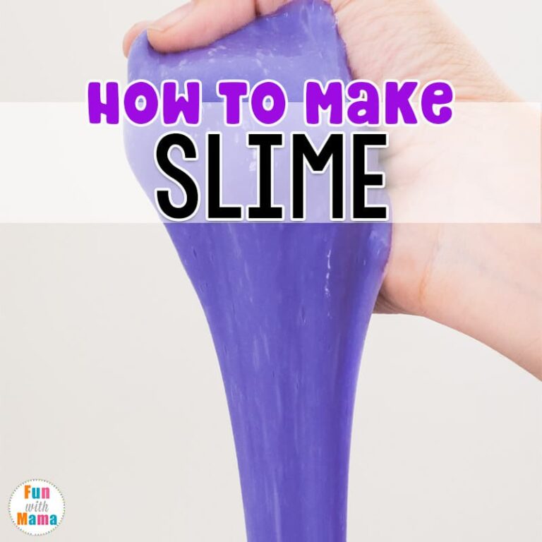 Fluffy Slime Recipe - Learn How To Make Fluffy Slime - Fun with Mama
