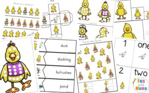 Your Kids Will Love This Five Little Ducks Counting Printable Set