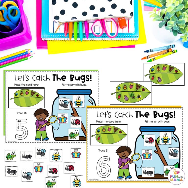 24+ Preschool Insect Activities and Worksheets - Fun with Mama