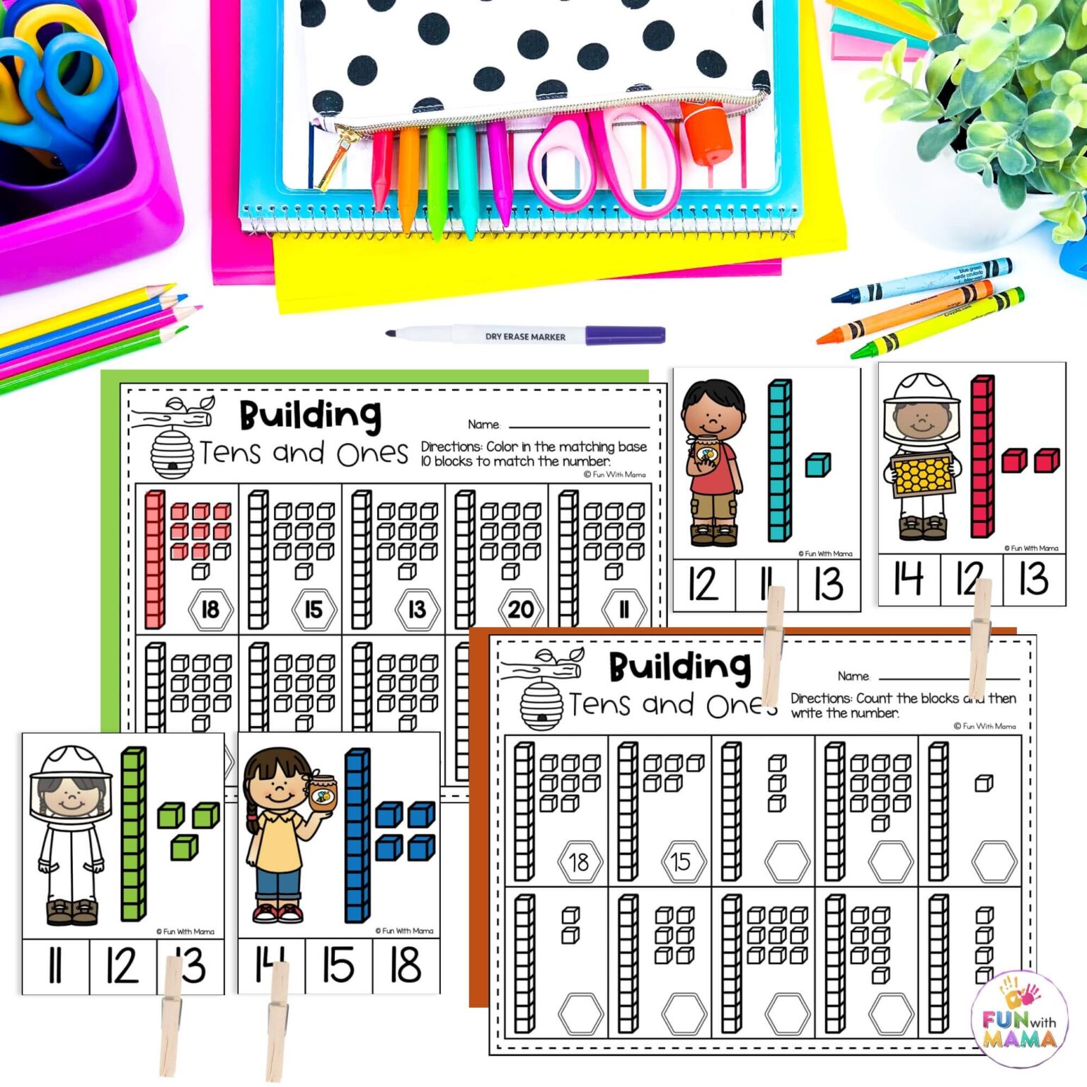 24+ Preschool Insect Activities and Worksheets - Fun with Mama