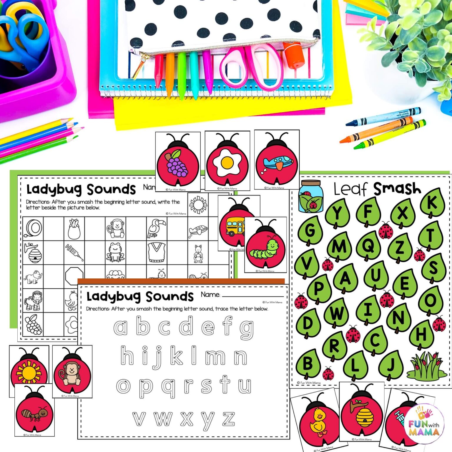 24+ Preschool Insect Activities and Worksheets - Fun with Mama