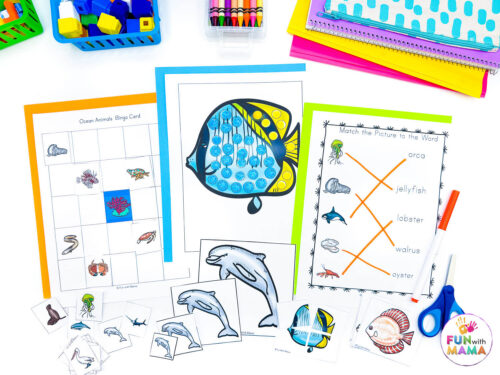 A Super Fun Ocean Animals Printable Pack For Kids