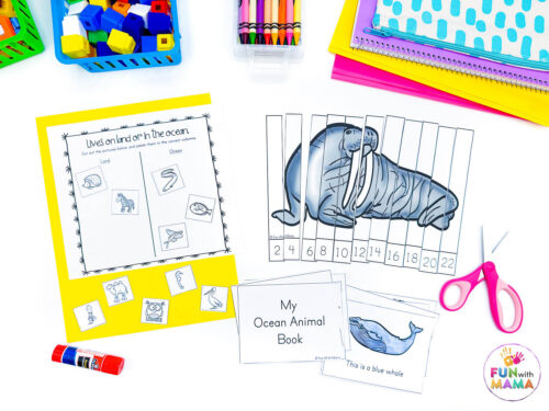 A Super Fun Ocean Animals Printable Pack For Kids