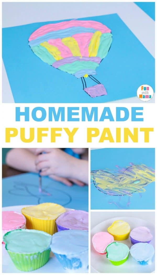 How To Make Puffy Paint - Fun with Mama