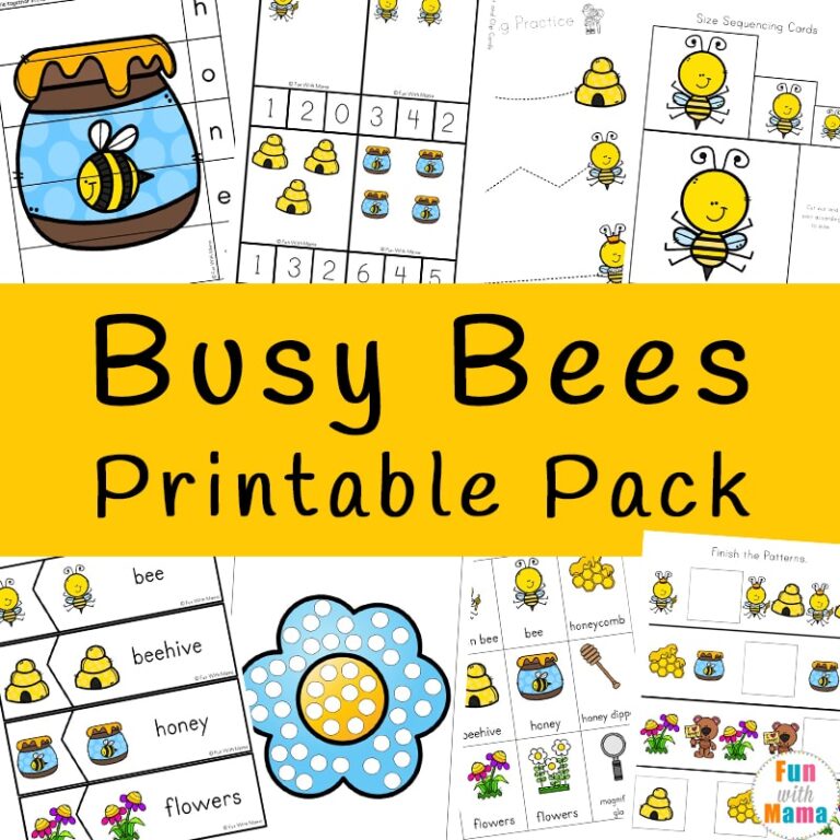 Bumble Bees Activities - Fun with Mama